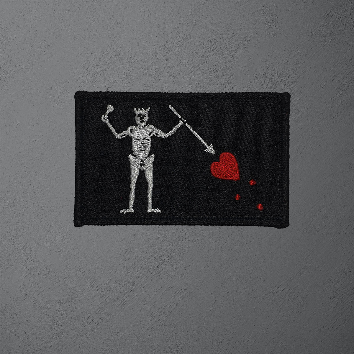 Blackbeard Flag - Patch - Black