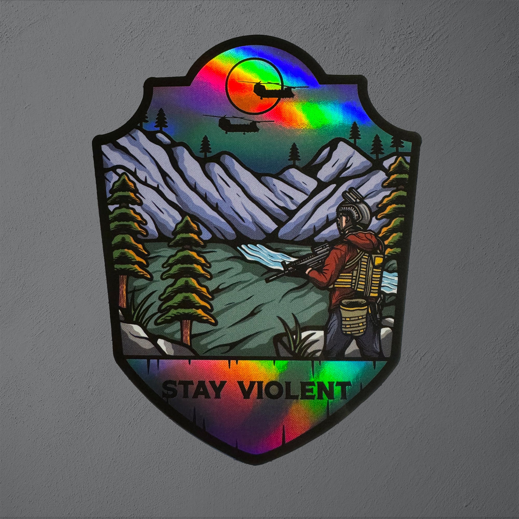 Holo - Sticker - Stay Violent