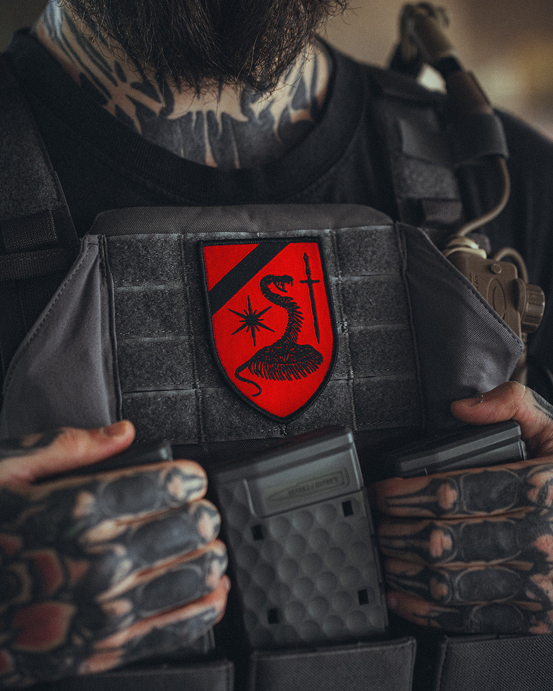 The Unit - total red - Patch